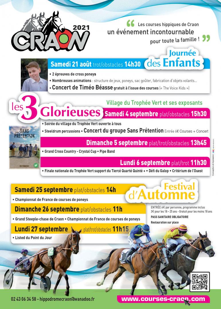Calendrier et animations - Craon - Laval - Mayenne | Courses de Craon